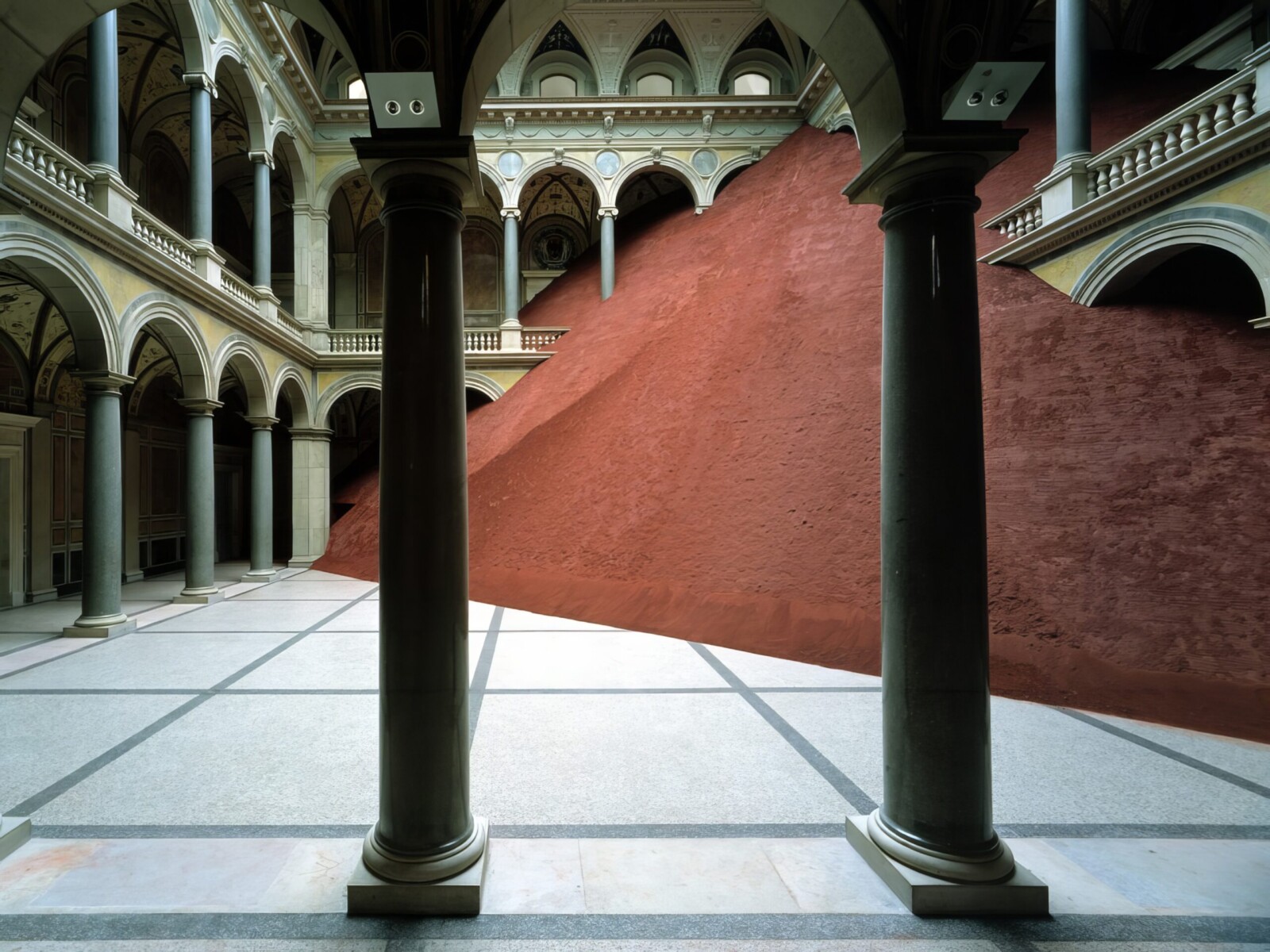 Magdalena Jetelová’s domesticated pyramids fill up museums