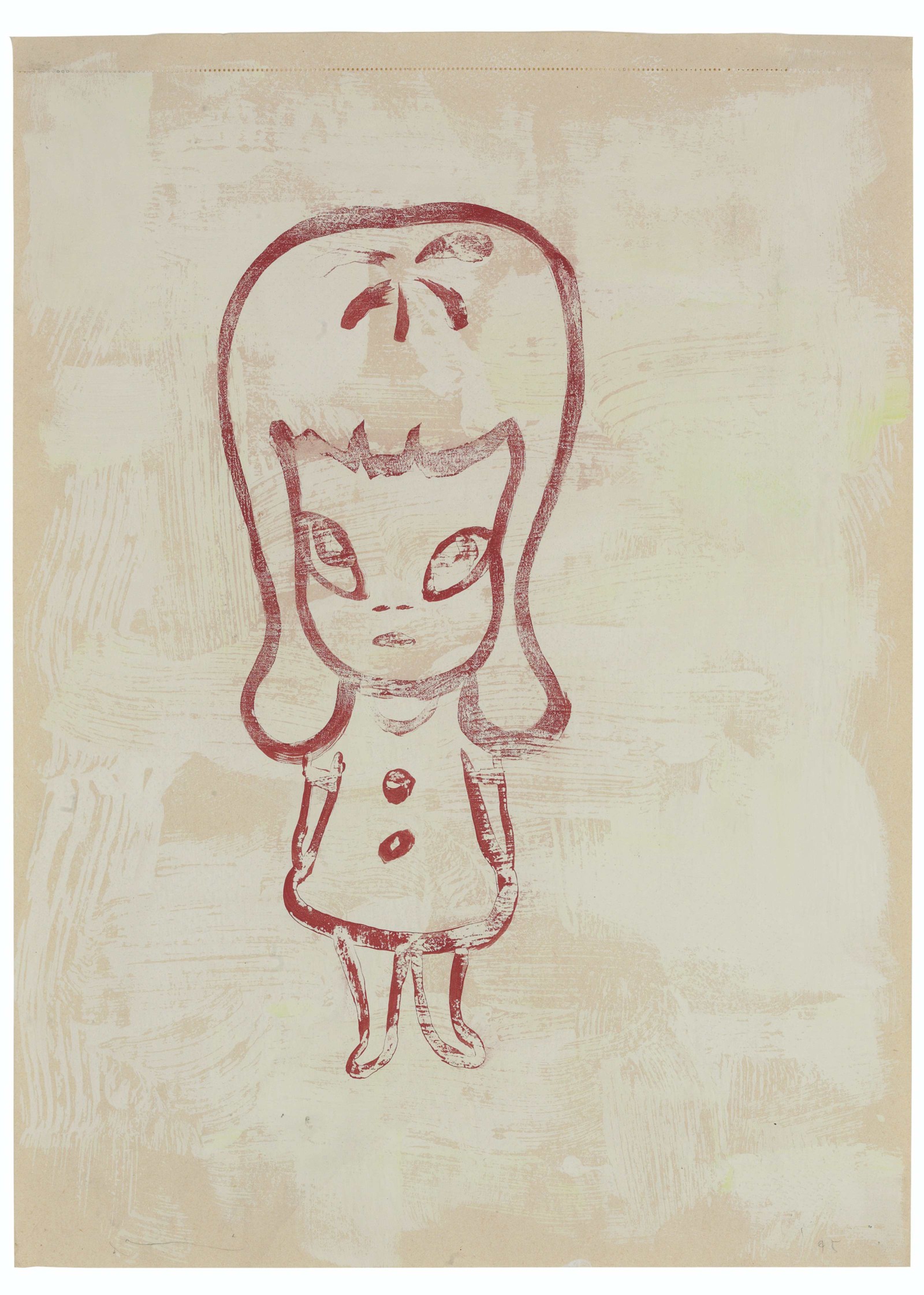 Yoshitomo Nara’s paintings & drawings: Cute or dark and frightening?