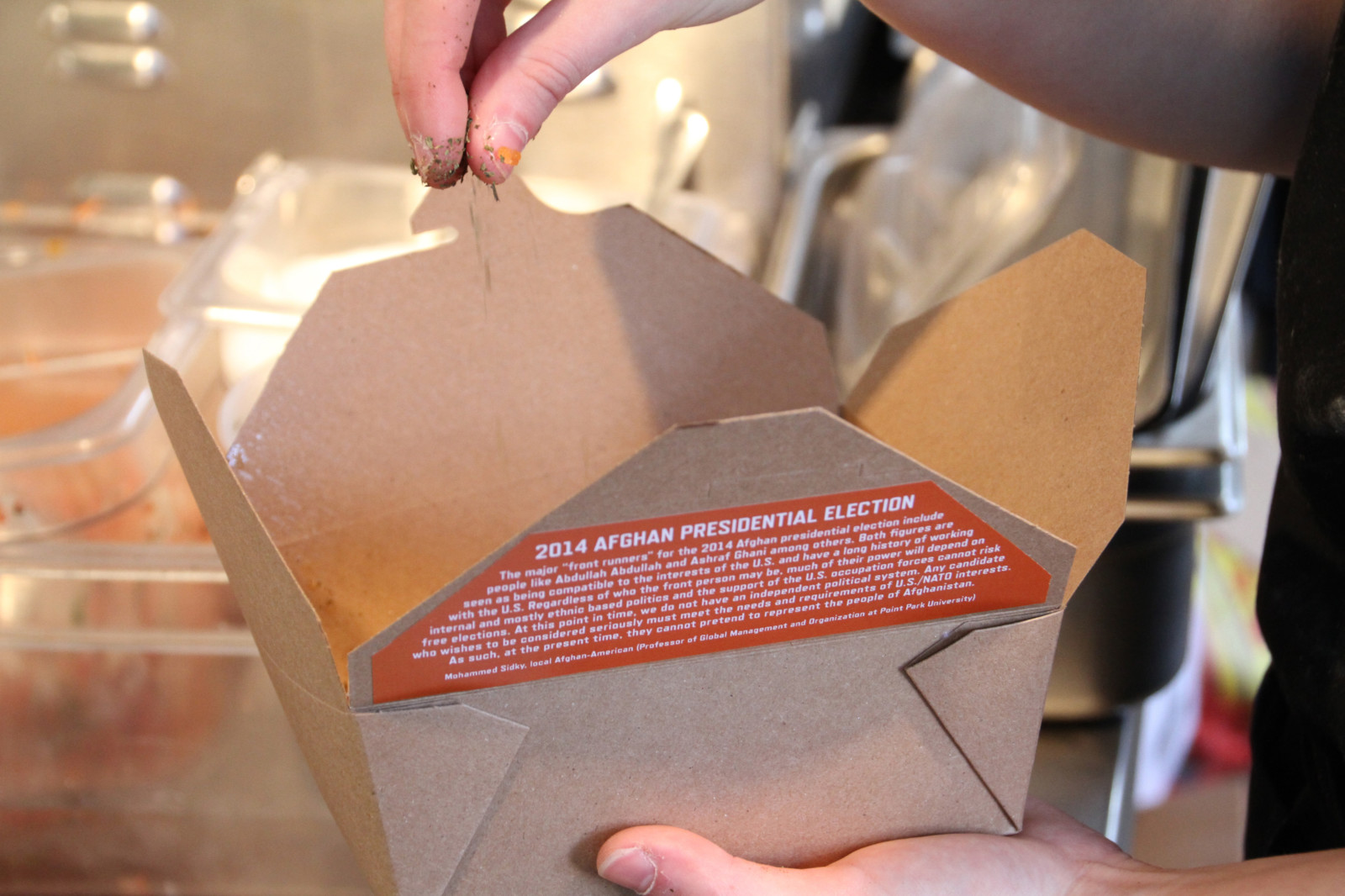 Conflict Kitchen – This is how conflict tastes
