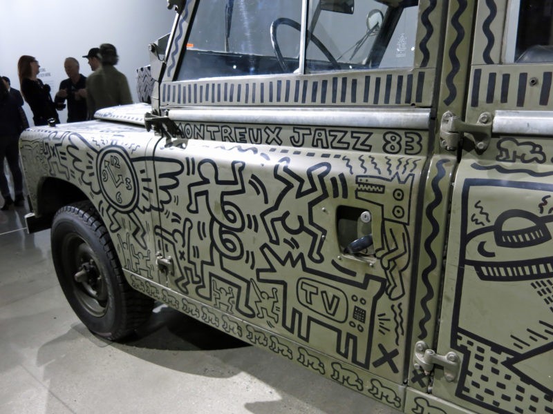 Keith Haring painted on all of these cars