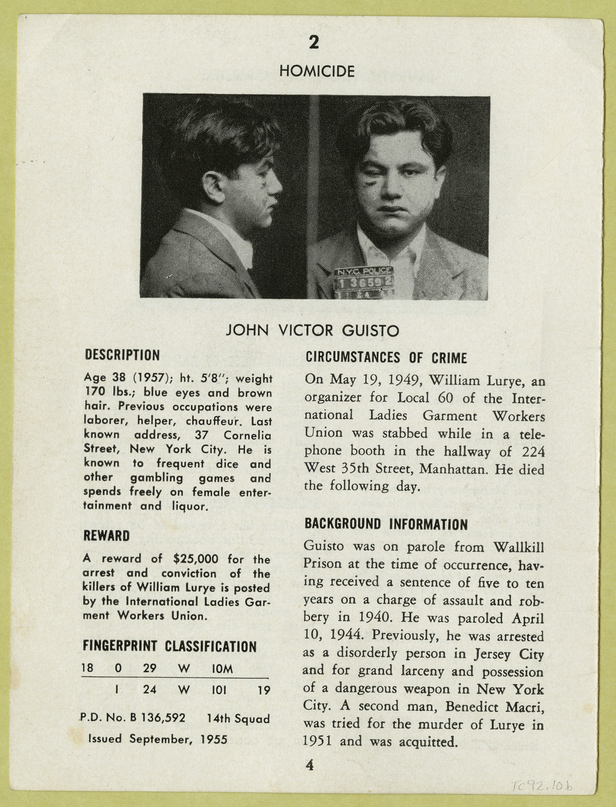 Andy Warhol’s scandalous 13 Most Wanted Men: Destroyed within days
