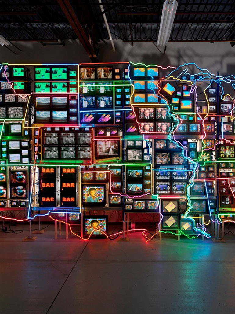 Nam June Paik’s TV Buddhas – His best-known work