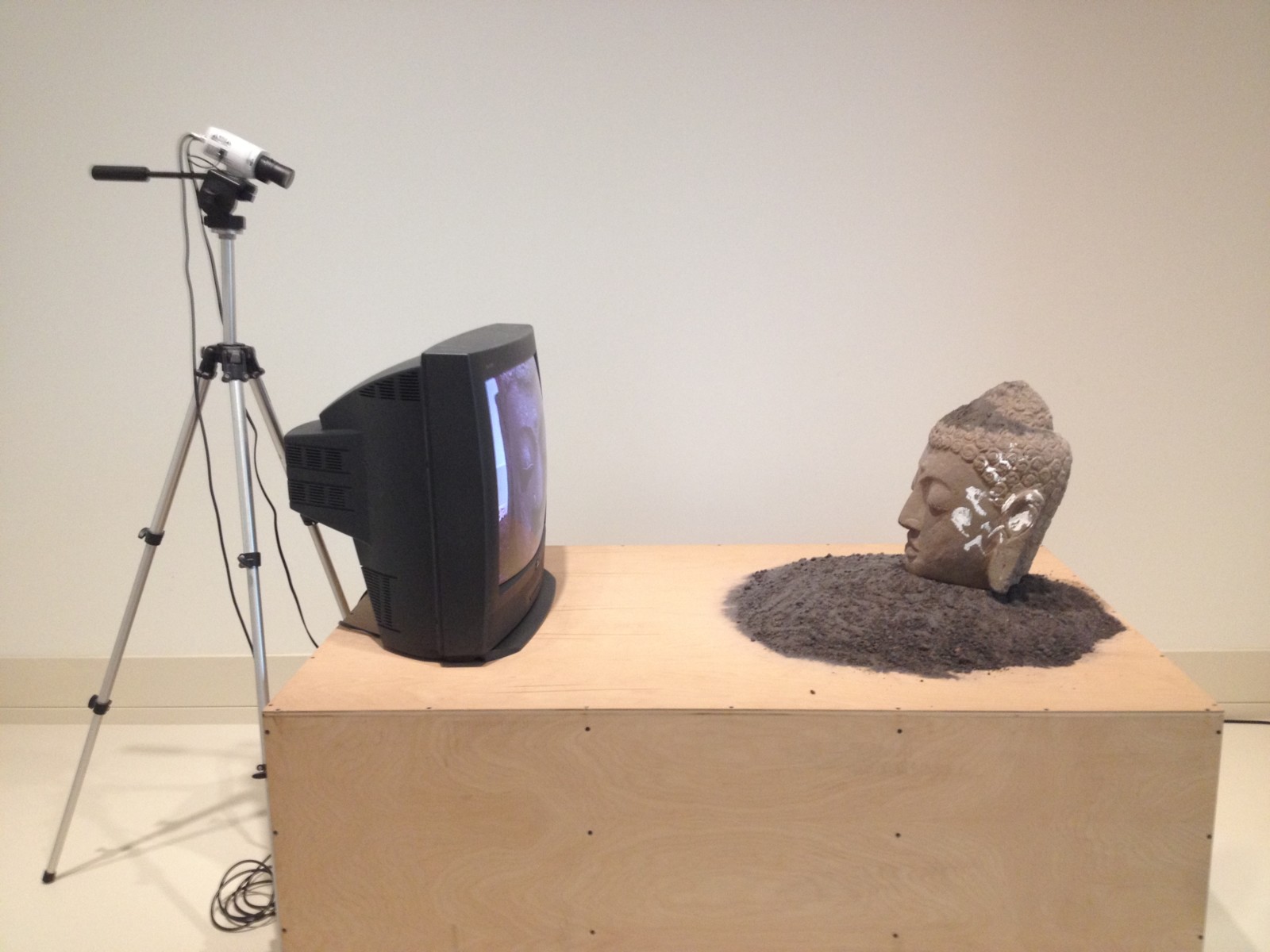 Nam June Paik’s TV Buddhas – His best-known work