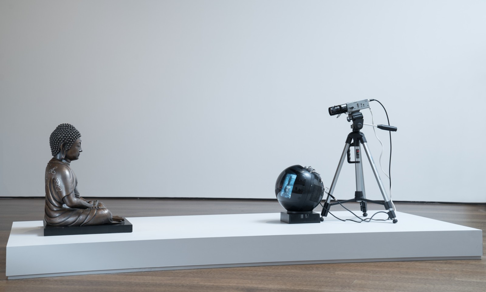Nam June Paik’s TV Buddhas – His best-known work
