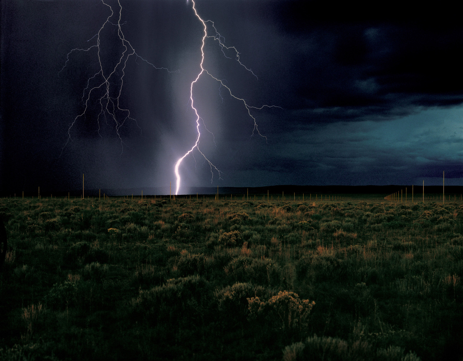 Walter de Maria’s impressive Lightning Field in New Mexico