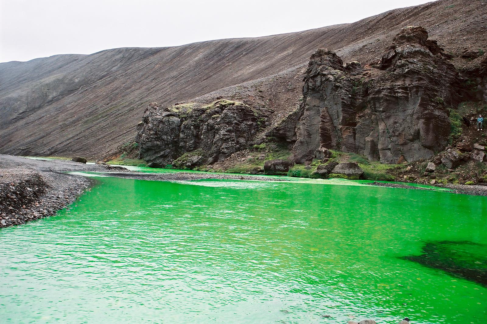 Why did Olafur Eliasson turn these rivers green?