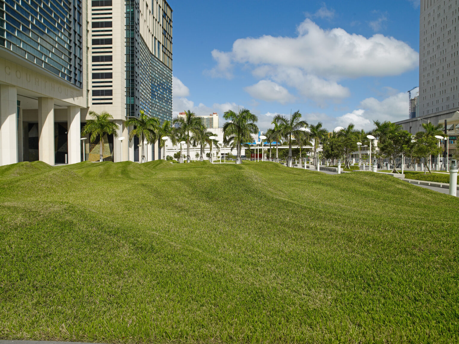 All three of Maya Lin’s Wave Fields