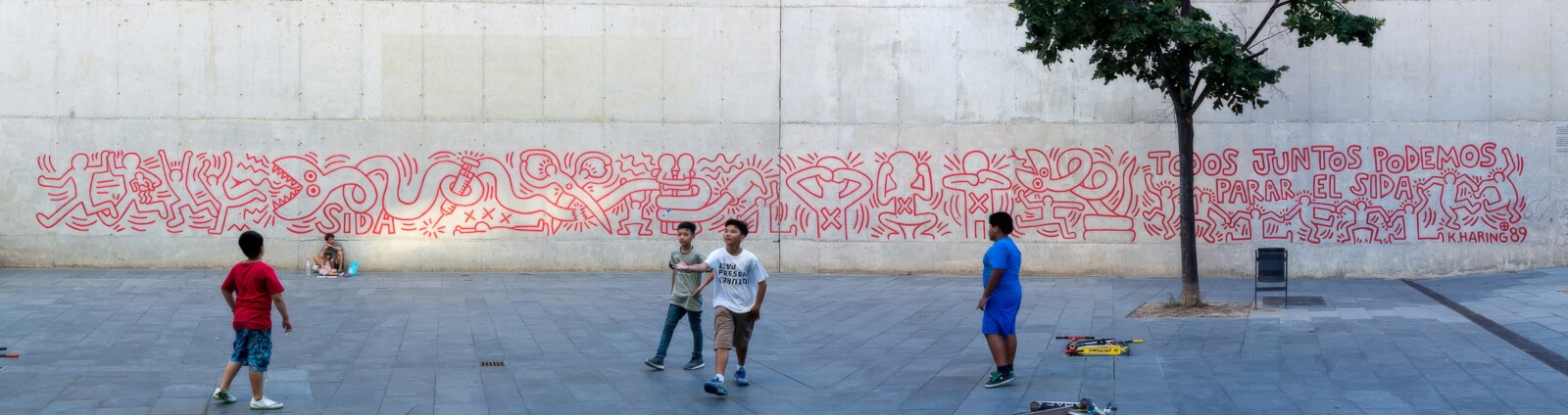 Keith Haring’s Barcelona mural: A vibrant call to action